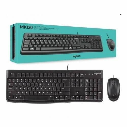 Logitech Classic Desktop MK120 Keyboard – Wired Systems
