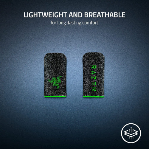 Razer Gaming Finger Sleeve Non-Slip Finger Sleeve for Mobile Gaming, B ...